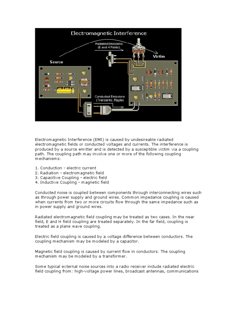 Emi Emc Pdf Electromagnetic Interference Electromagnetic