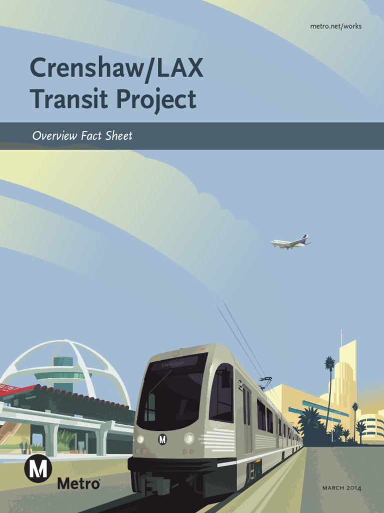 Factsheet Crenshaw Lax Metro | PDF | Passenger Rail Transport | Land ...