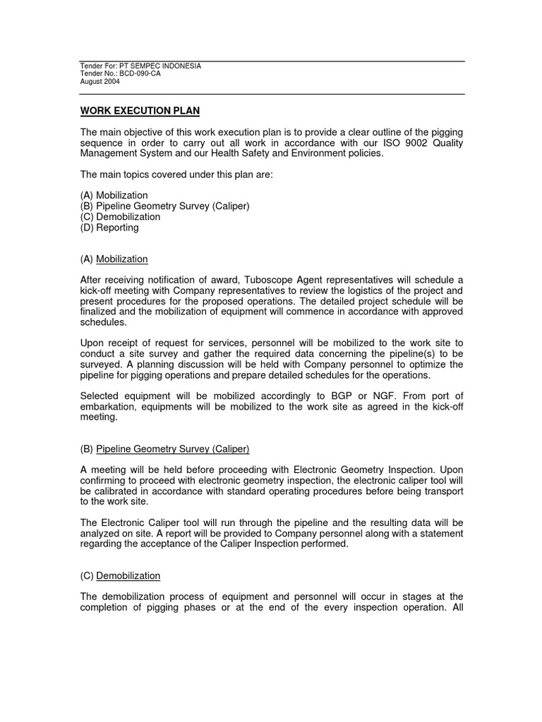 Tuboscope PWEP | PDF | Pipeline Transport | Business