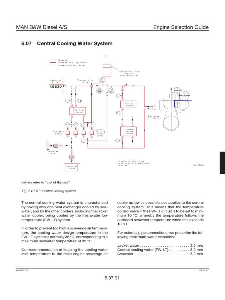 Central Cooling Water Systems | PDF | Diesel Engine | Water