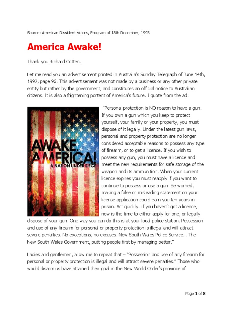 America Awake | PDF | United Nations | International Relations