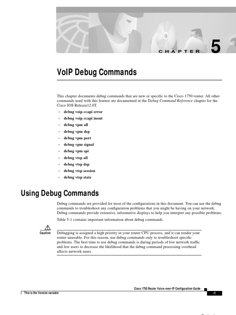 5 - VoIP Debug Commands | PDF | Digital Signal Processing | Voice Over Ip