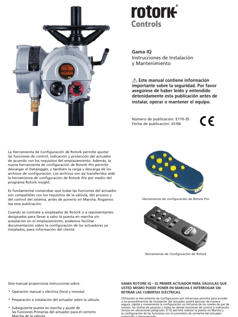 RotorK Manual de Instrucciones | PDF | Solenoide | Tornillo