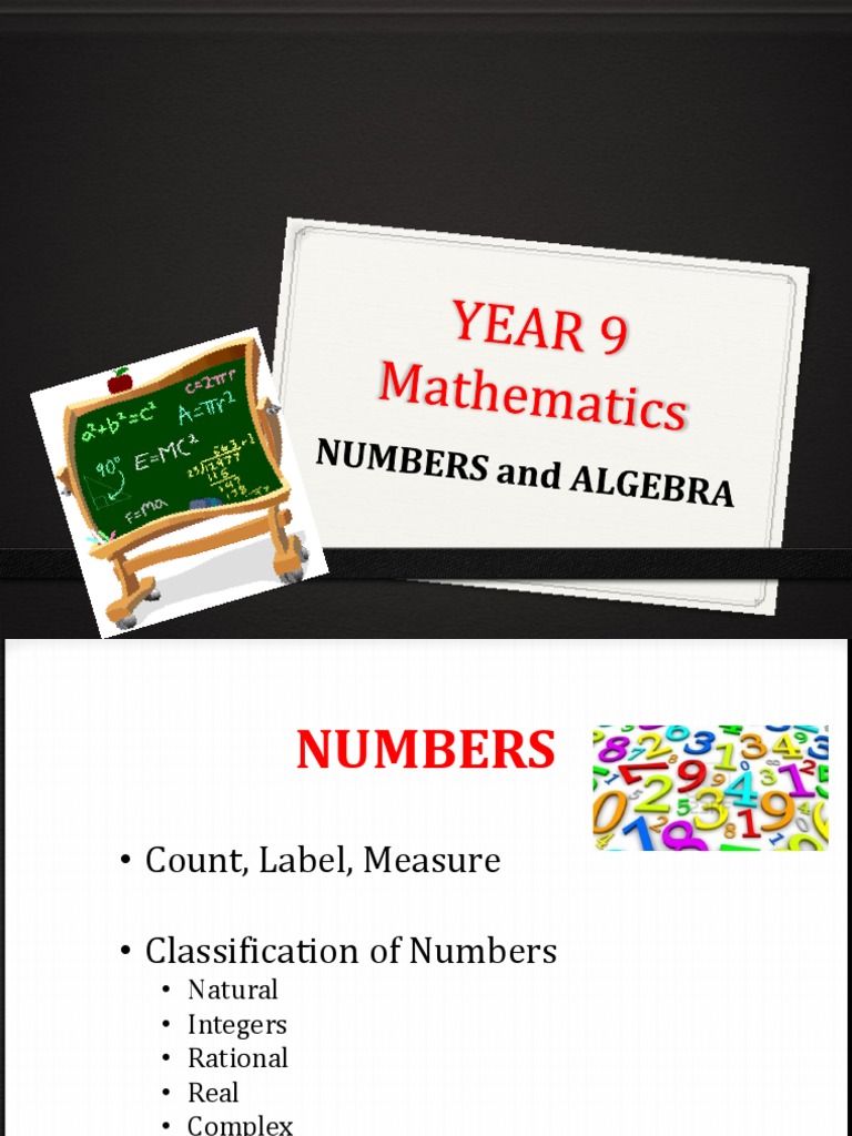 Understanding Number Classifications and Algebra | PDF | Cooking, Food ...