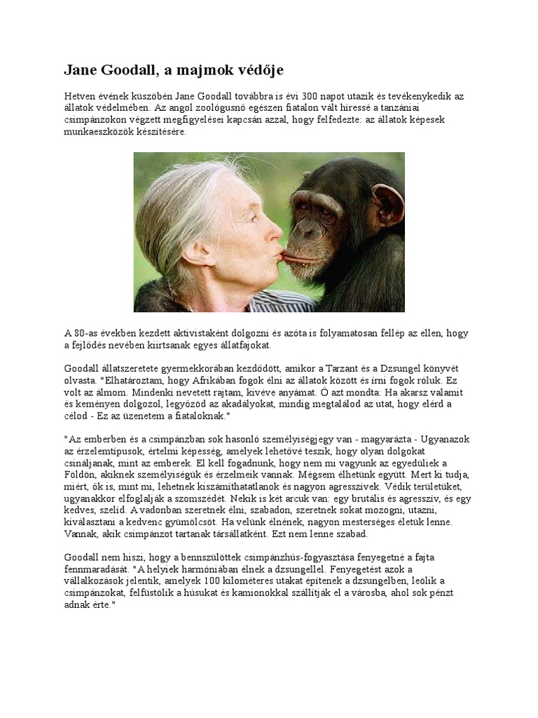 Jane Goodall | PDF