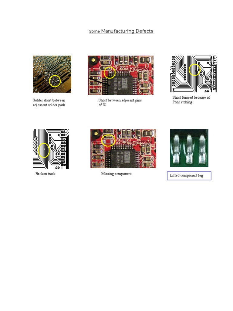 Manufacturing Defects1 | PDF | Technology & Engineering