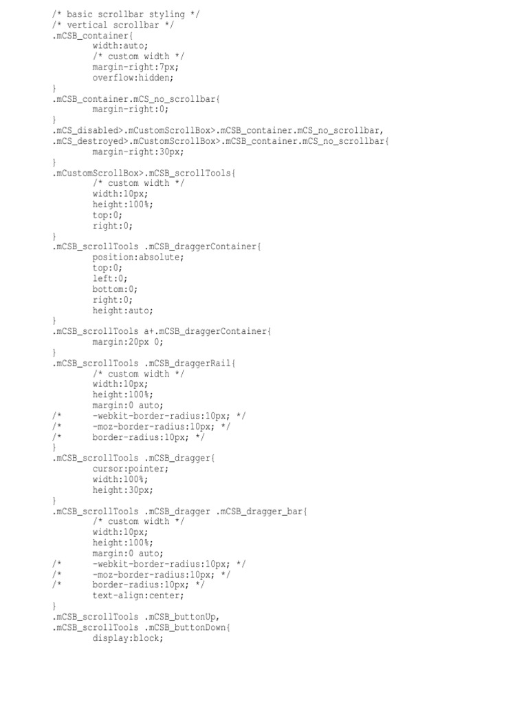 Jquery mCustomScrollbar | PDF | Human–Computer Interaction | Qualia