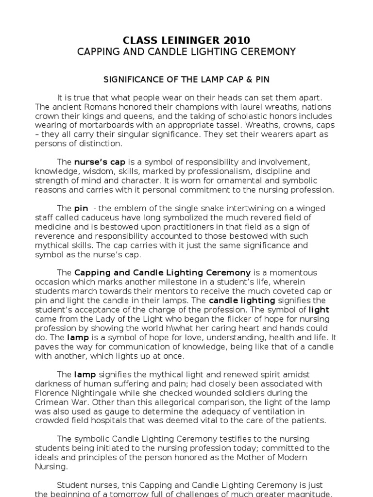 Script Significance | PDF | Wreath | Nursing