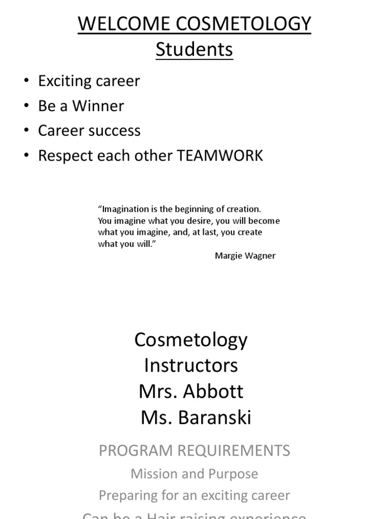 Cosmetology Program Overview and Success | PDF