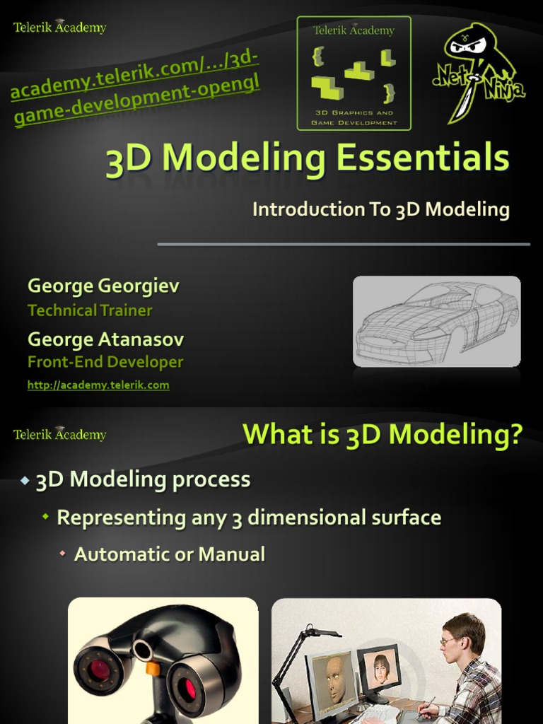 3d Modeling Essentials | PDF | 3 D Modeling | Texture Mapping