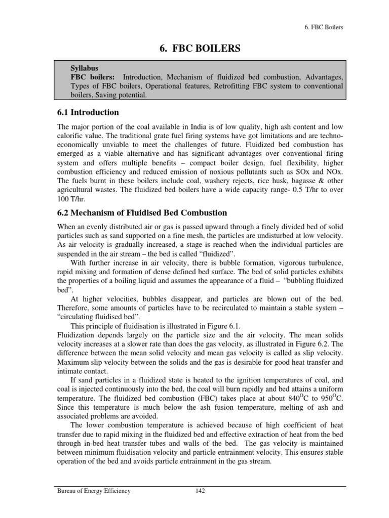 CFB Boiler | PDF | Fluidization | Boiler