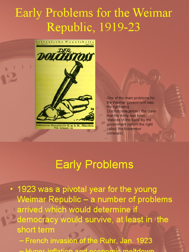 Weimar Republic - Hyperinflation | PDF | Hyperinflation In The Weimar ...