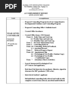 Deped Accomplishment Report Sample | Teachers | Curriculum