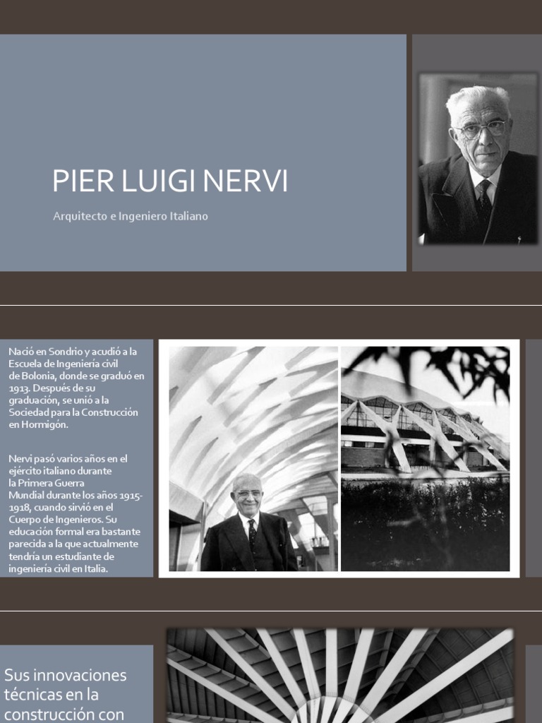 Pier Luigi Nervi | PDF | Ingeniería | Science