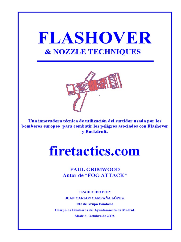 Flashover Spanish | PDF | Agua | Combustión