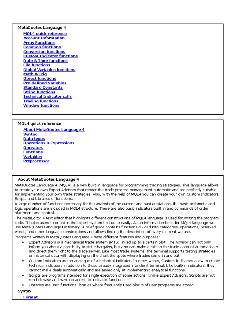 Mql4 Manual Pdf Variable Computer Science Parameter Computer 1762