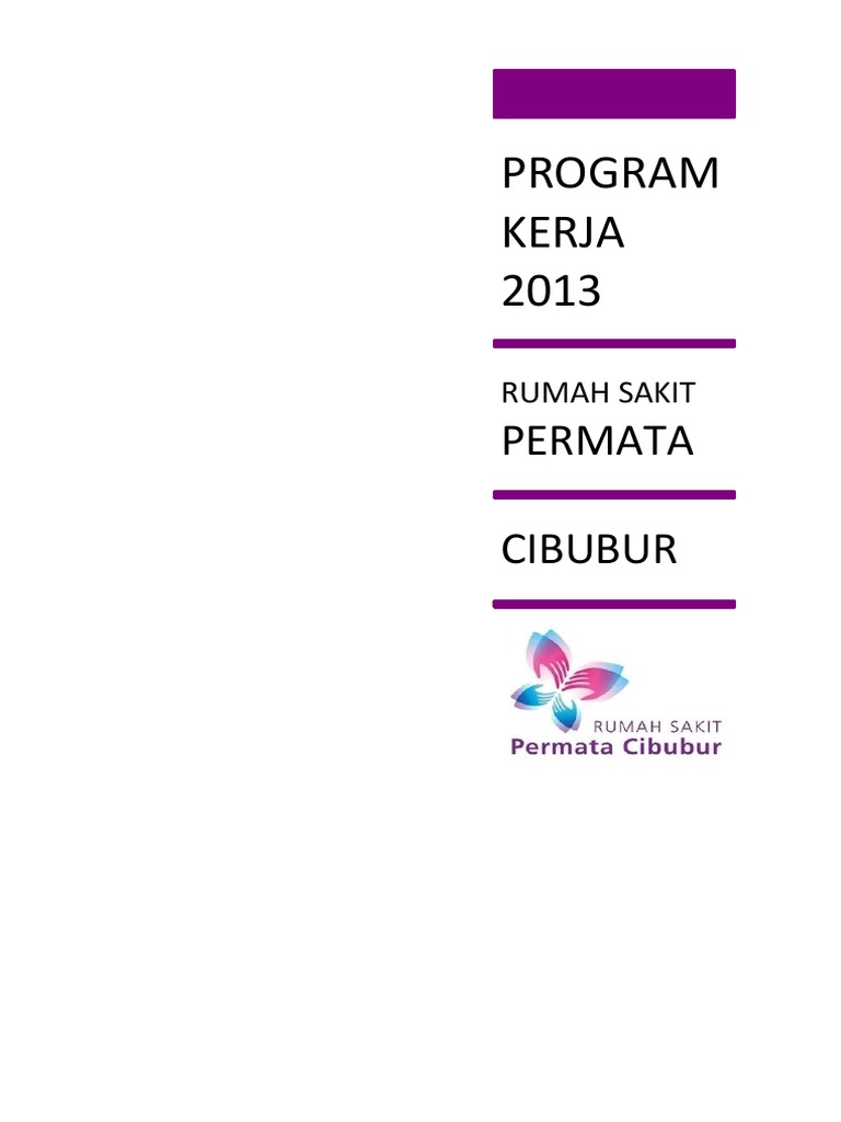 Program Kerja Rumah Sakit | PDF