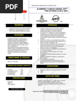 Ficha Tecnica Condumex | PDF | Resistencia Eléctrica y Conductancia ...