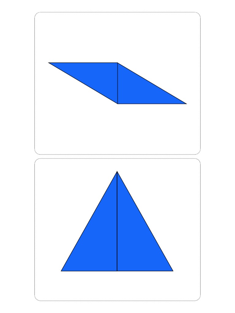 Constructive Blue Triangles Activity Set | PDF | Foreign Language Studies