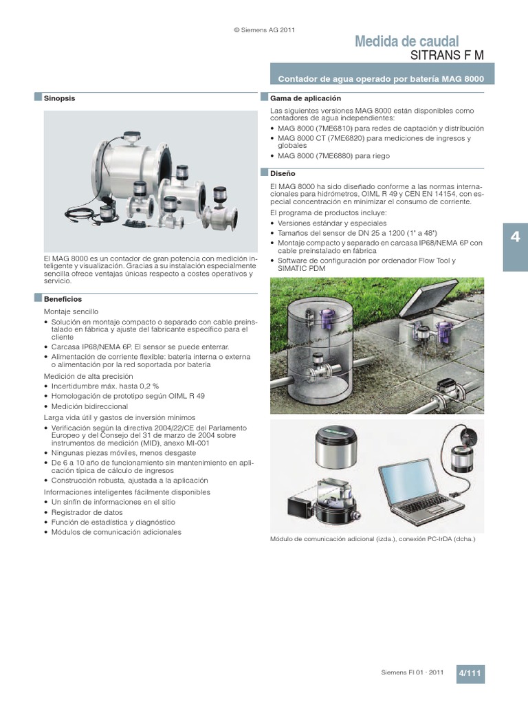 Mag 8000 | PDF | Calibración | Hardware de la computadora