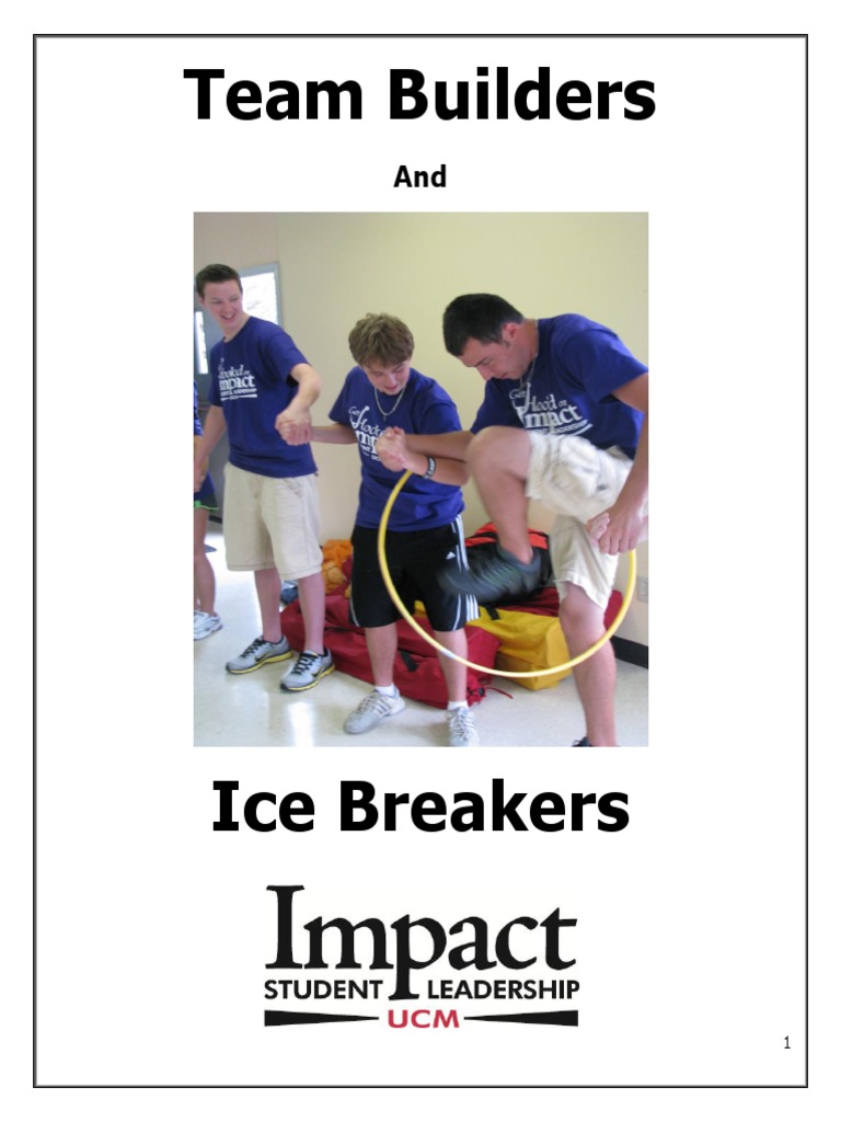 Ice Breakers and Team Builders Packet | PDF | Leisure