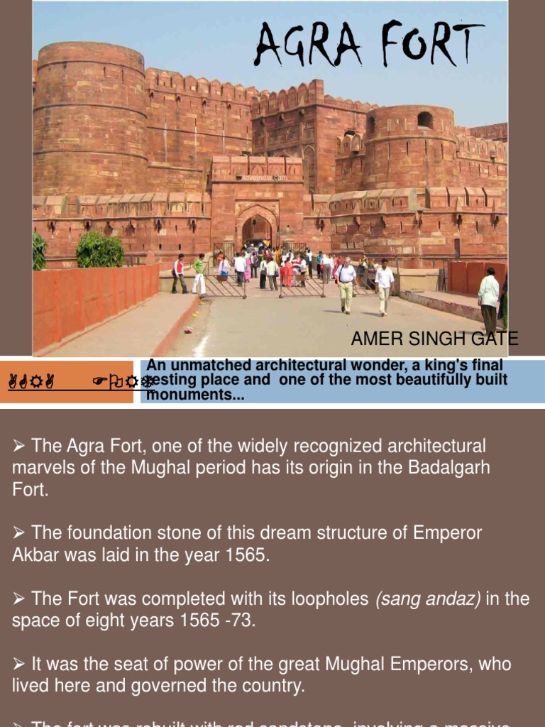Agra Fort | PDF | Architectural Design | Architecture