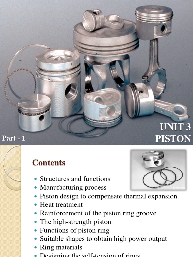 Auto Material Piston | PDF | Piston | Heat Treating
