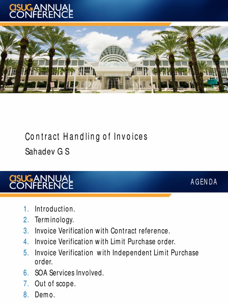 Invoice Verification in Contract Handling | PDF | Enterprise Resource ...