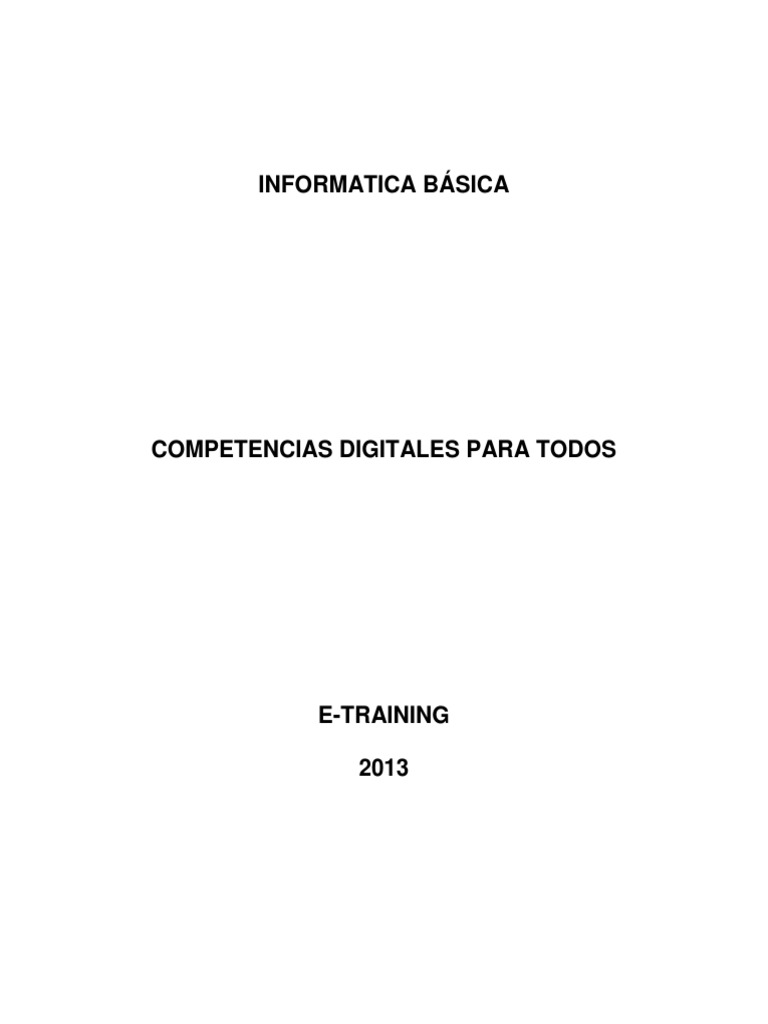 Manual Informatica Basica 2 | PDF | Point and Click | Ventana (informática)
