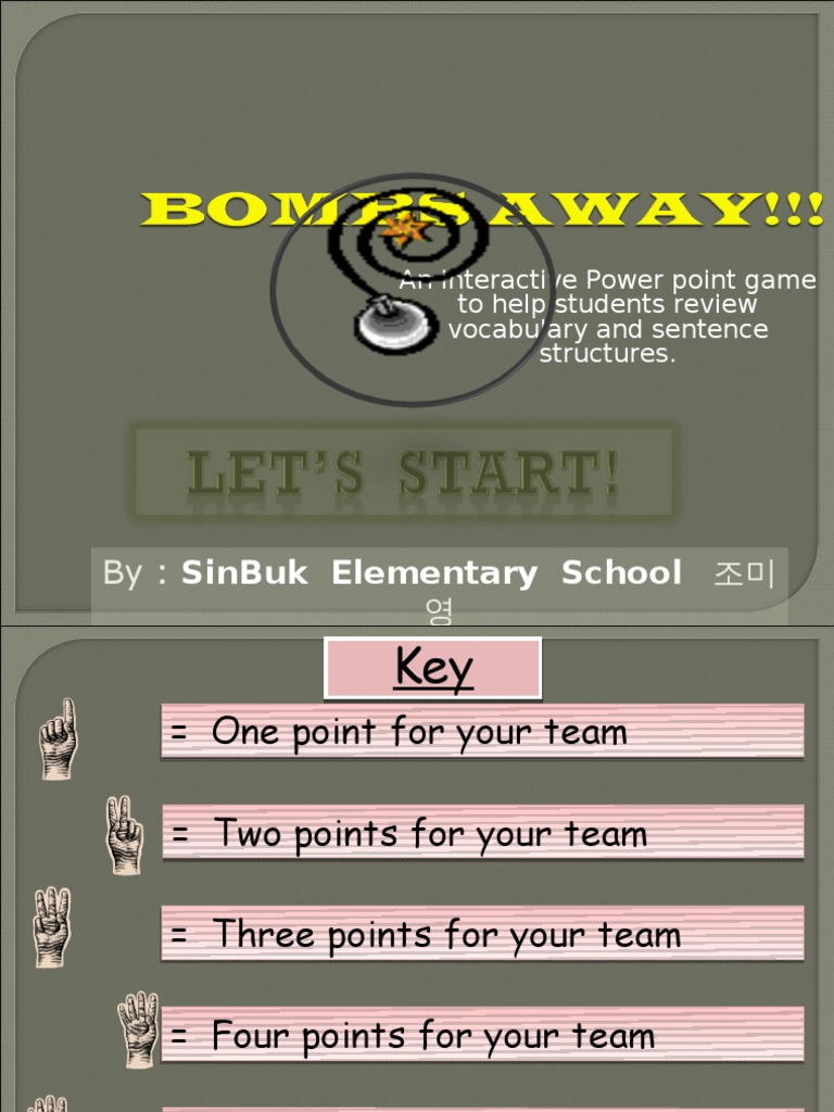 Bomb Game Past Tense | PDF