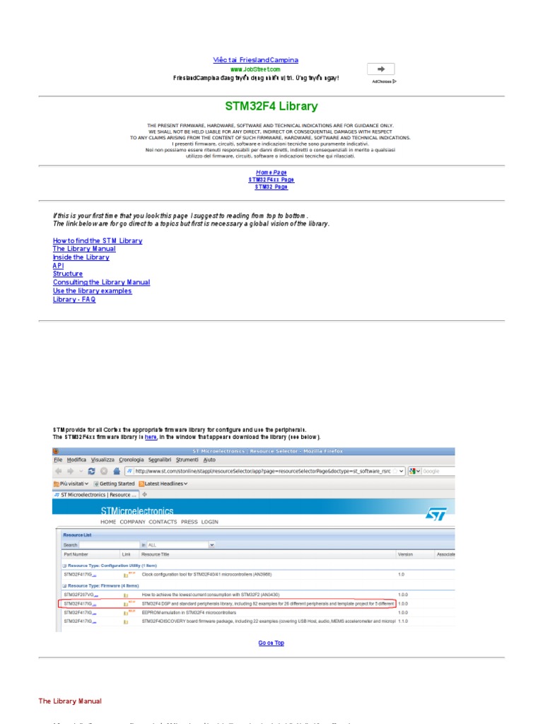 STM32F4 Library | PDF | C (Programming Language) | Library (Computing)