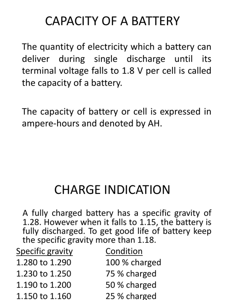 Understanding Battery Capacity and Ratings | PDF | Battery (Electricity ...