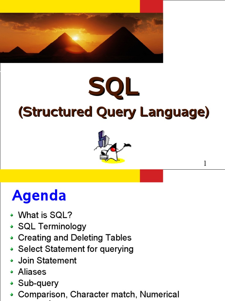 Structured Query Language | PDF