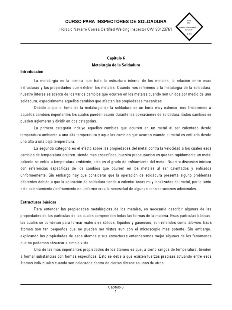 Metalurgia de La Soldadura | PDF