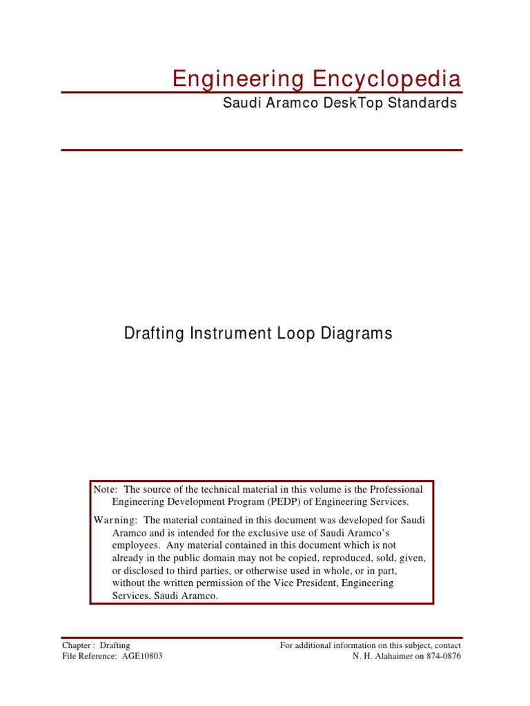 Instrument Loop Diagram | PDF | Valve | Pressure Measurement