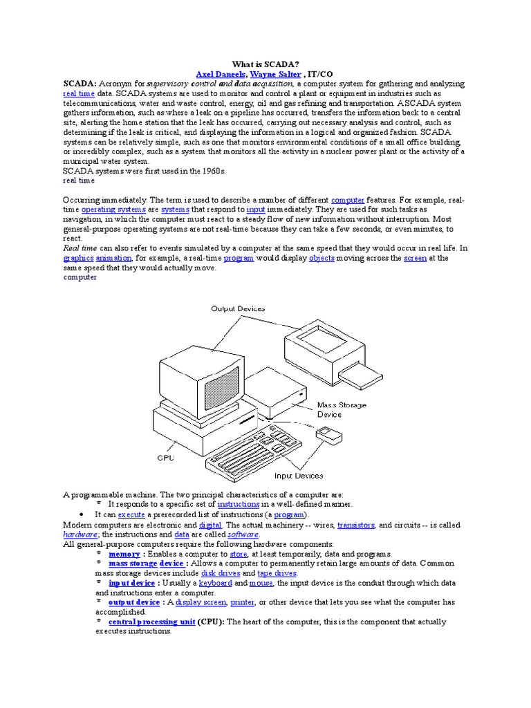What Is Scada | PDF | Scada | Port (Computer Networking)