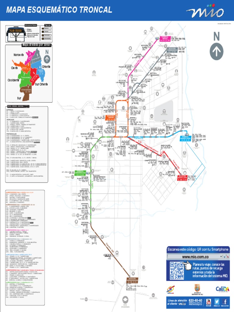 Mapa Rutas Mio | PDF | Transporte | Violencia