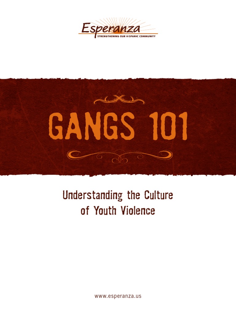 Gangs 101 - Understanding The Culture of Youth Violence | PDF | Gang ...