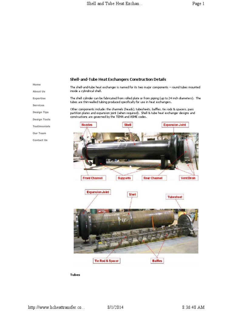 Shell and Tube Ref - Anand | PDF | Heat Exchanger | Heat Transfer