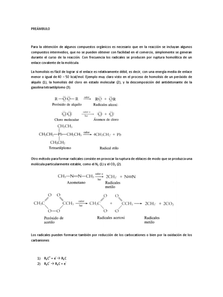 Producción de Cloruro de Metileno | PDF | Radical (Química) | Metano