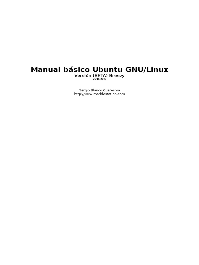 Ubuntu | PDF