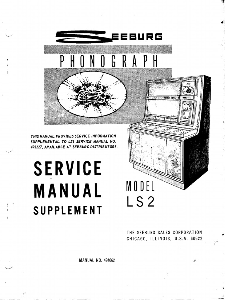 Seeburg LS2 Supplement | PDF | Amplifier | Relay