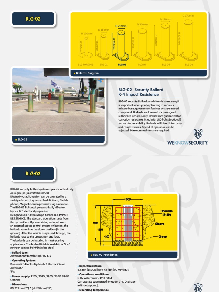 Security Bollard k4 Blg-02 | Technology | Transport