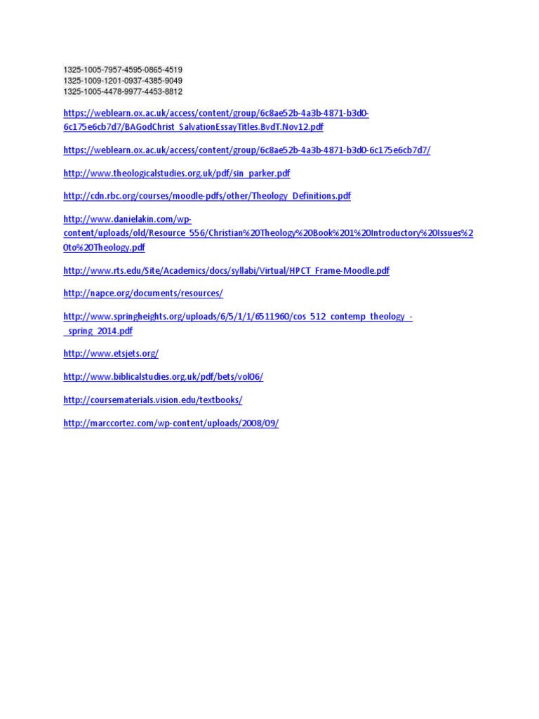 Understanding Contemporary Theology | PDF | Dispensationalism ...