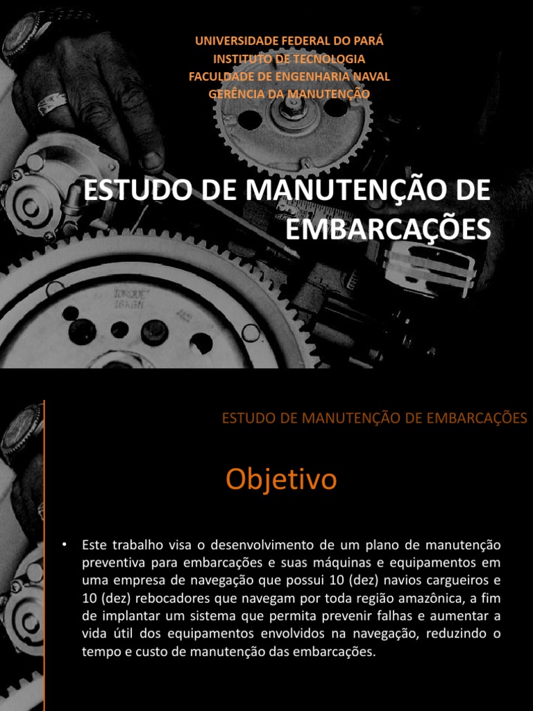 Plano de Manutenção Preventiva de Embarcações | PDF | Embarcação ...