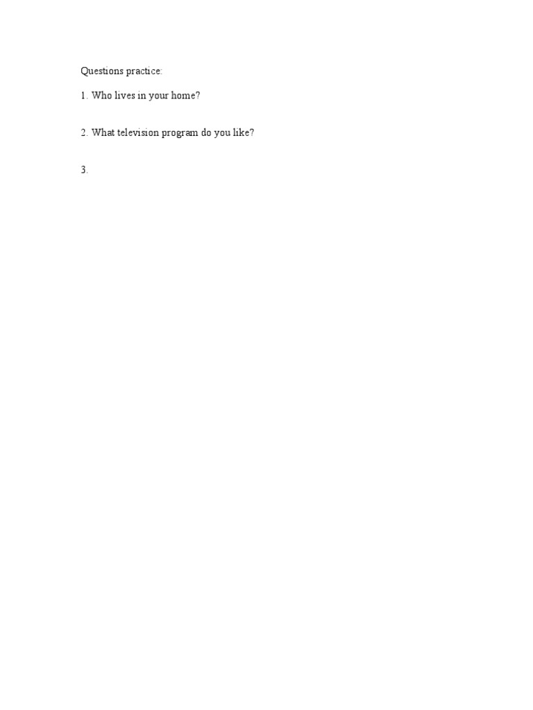 Questions Practice | PDF