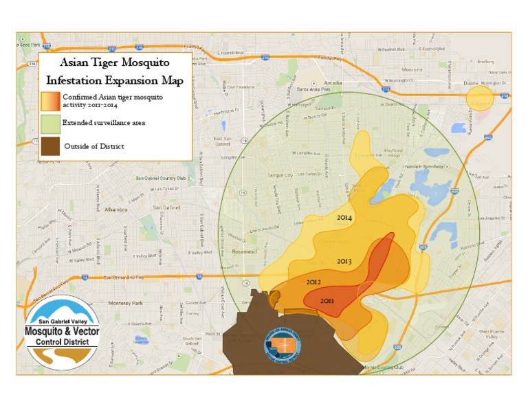 Asian Tiger Mosquito Activity Map 2011-2014 | PDF