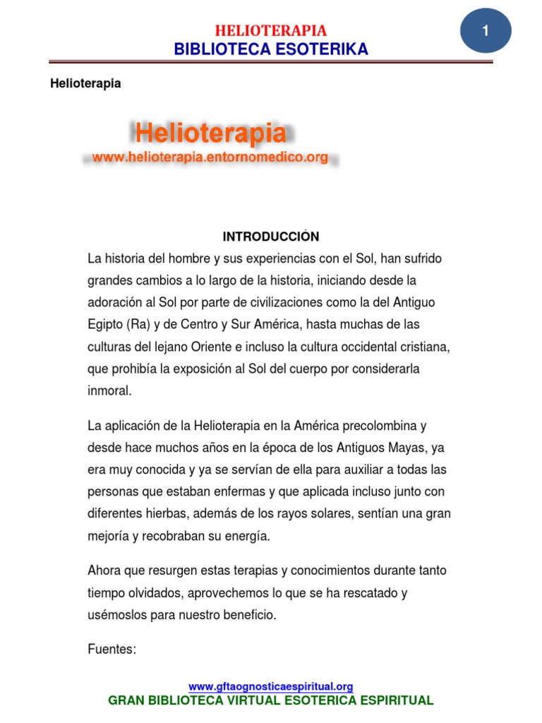 05 06 13 Helioterapia | PDF | Color | Dom