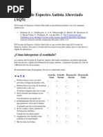 Test Infantil de Asperger (CAST) | PDF | Autismo | Síndrome de Asperger