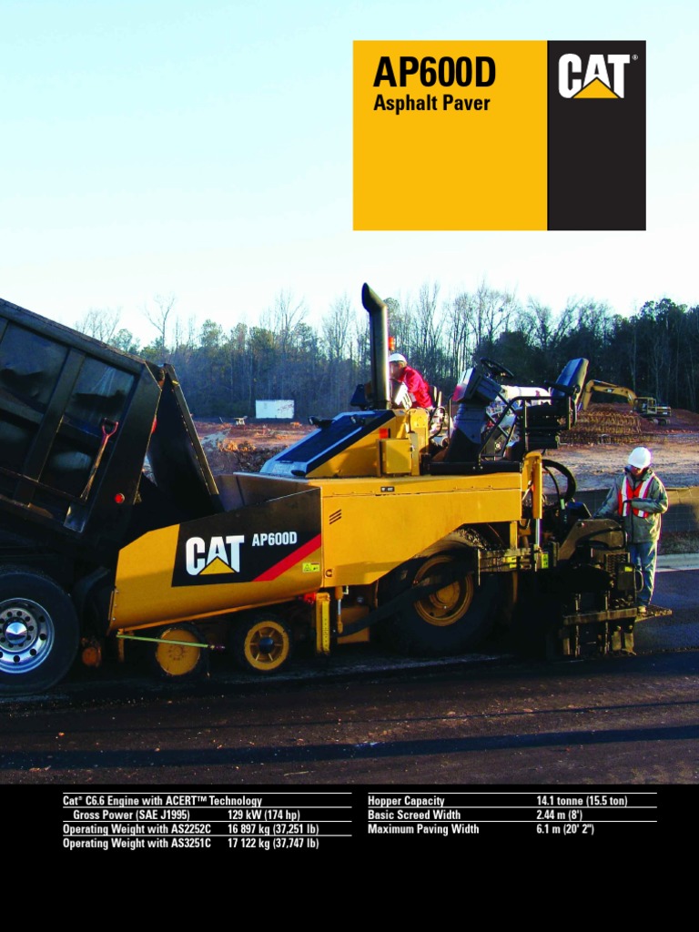CAT Specalog - AP600D English | PDF | Steering | Engines
